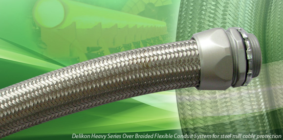 Protective Over Braided Flexible Metal Conduit for industry wiring ...